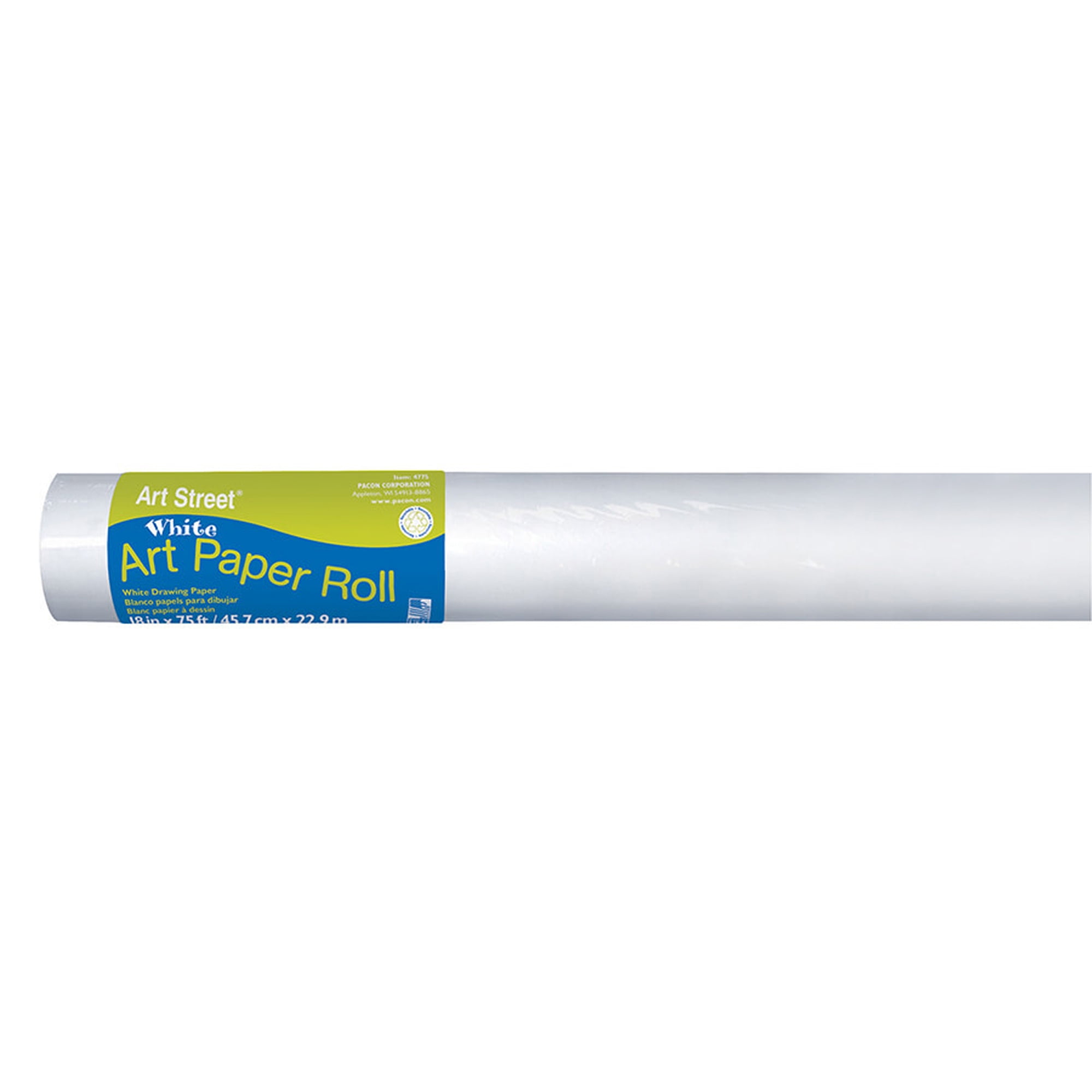 Pacon® Art Paper Roll, 18" x 75', White, 3/pkg - Walmart.com