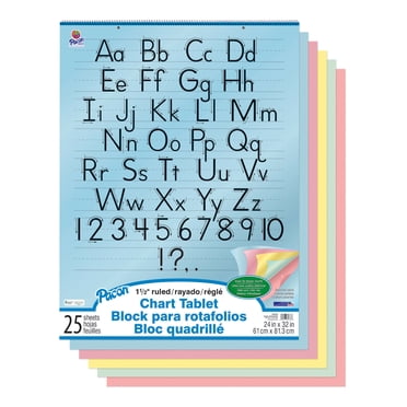 Pacon® Grid Rule Chart Tablet, 24" x 32", 25 Sheets, Pack of 2 ...