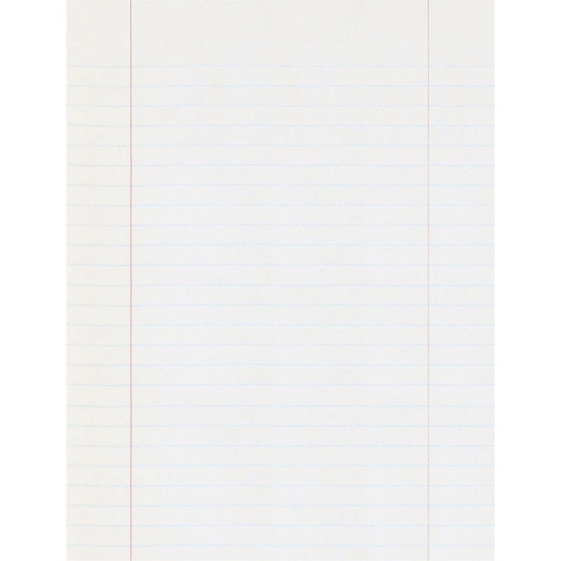 Pacon Composition Paper - Government - Letter - 500 Sheets - Ruled Red ...