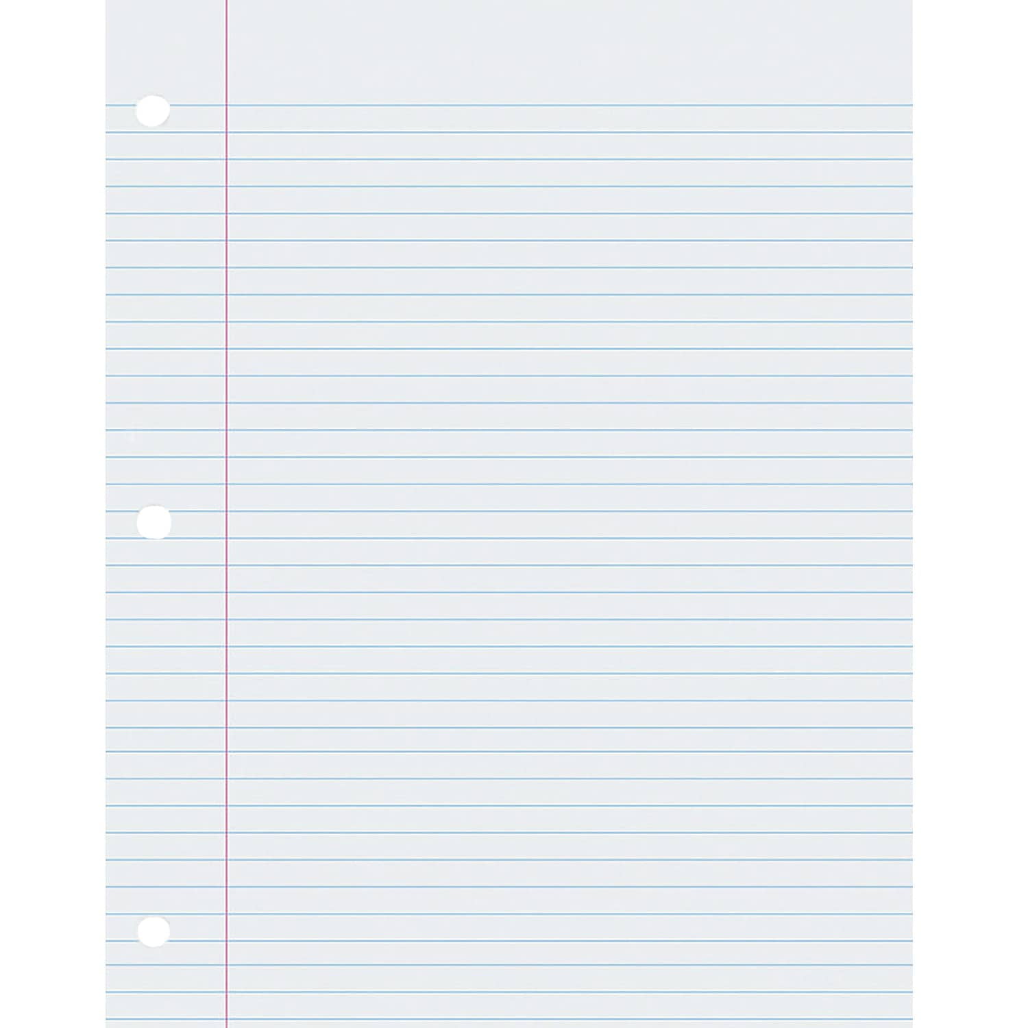 Pacon Composition Writing Paper 8.5" x 11" 3-Hole Punched 500 Sheets ...