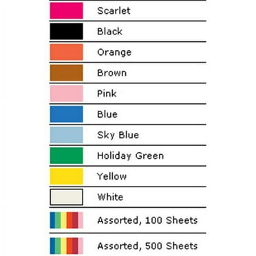 Pacon SunWorks Heavyweight Construction Paper 12 x 18 in. Black - Pack ...