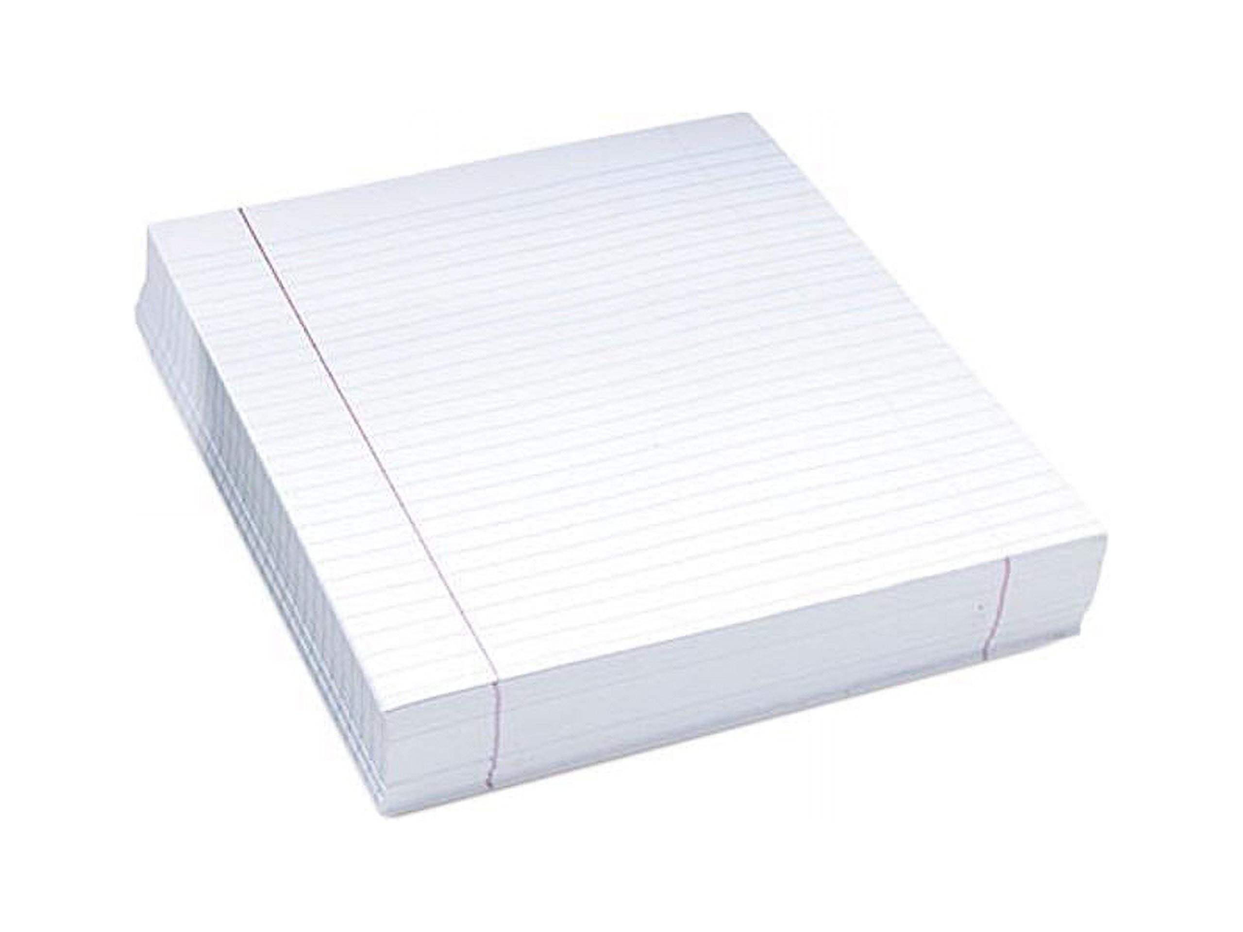 Pacon Essay/Composition Paper, Ruled, Red Margin, 8-1/2 x 11, White ...