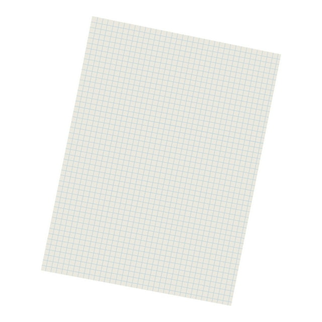 Pacon Grid Ruled Drawing Paper, White, 1/4" Quadrille Ruled, 9" x 12 ...