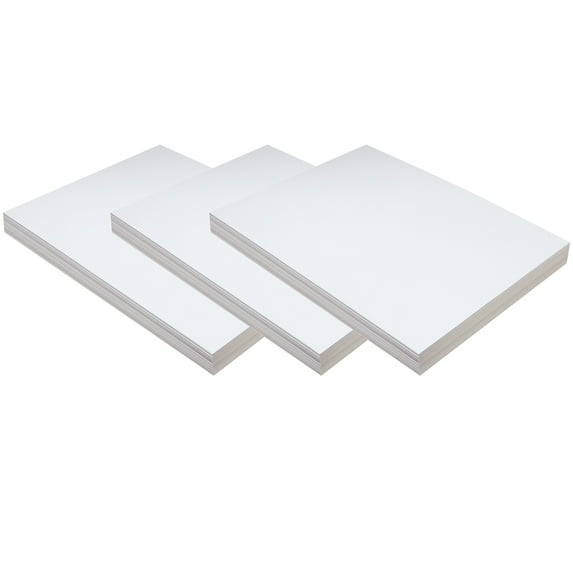 Pacon Medium Weight Tagboard, White, 9" x 12", 100 Sheets Per Pack, 3 ...