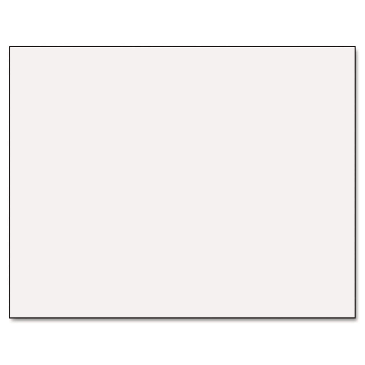 Pacon P5461-1 22 x 28 Six-Ply Railroad Board - White (25/Carton ...
