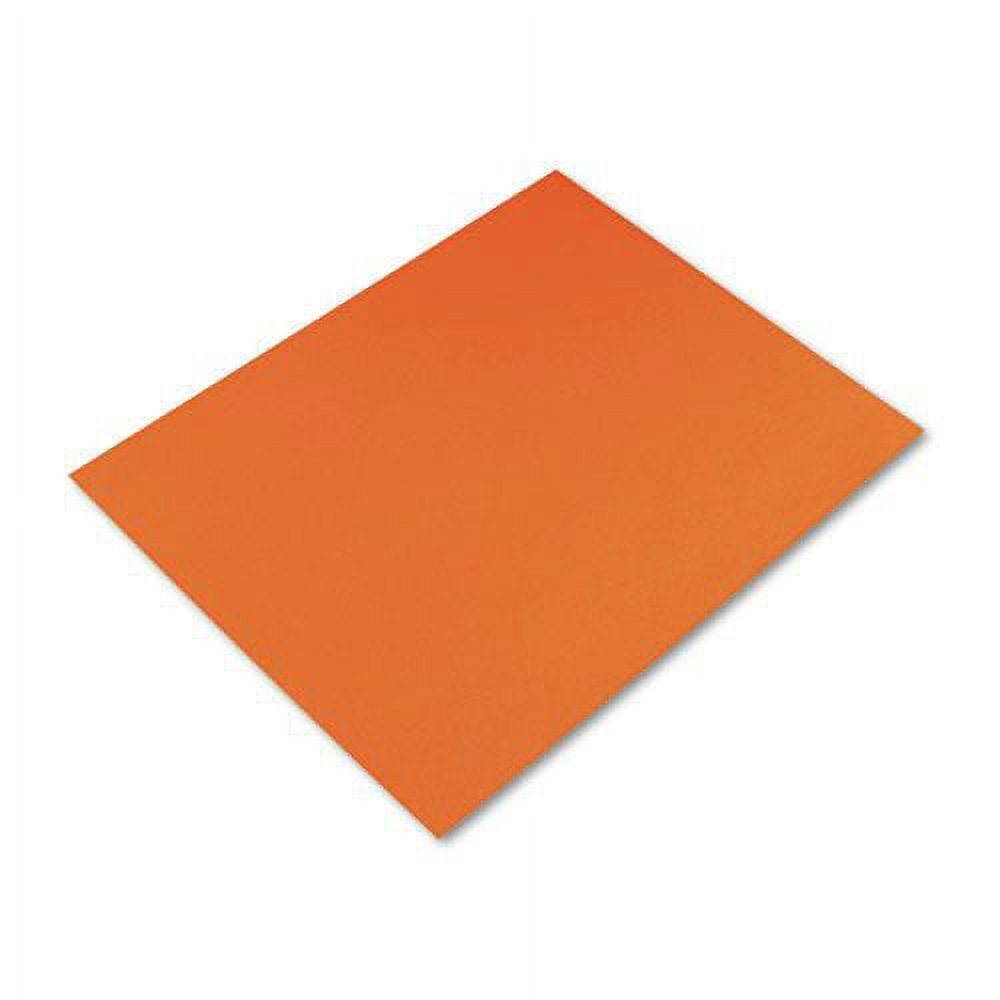 Pacon P5478-1 Four-Ply 22 in. x 28 in. Railroad Board - Orange (25 ...