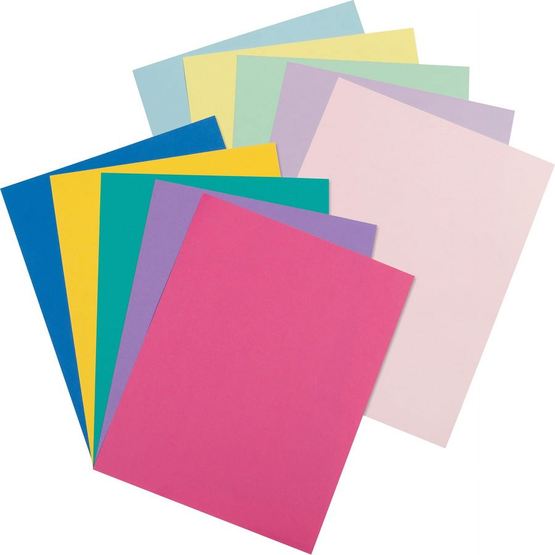 Pacon, PAC101195, Pastel/Bright Cardstock, 250 / Pack, Assorted ...