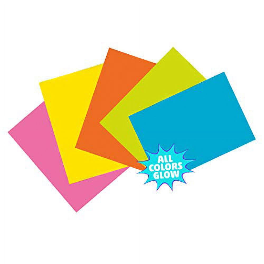 Pacon PAC1721 Index Cards, 4" x 6", Unruled, 5 Bright Colors (Pack of ...