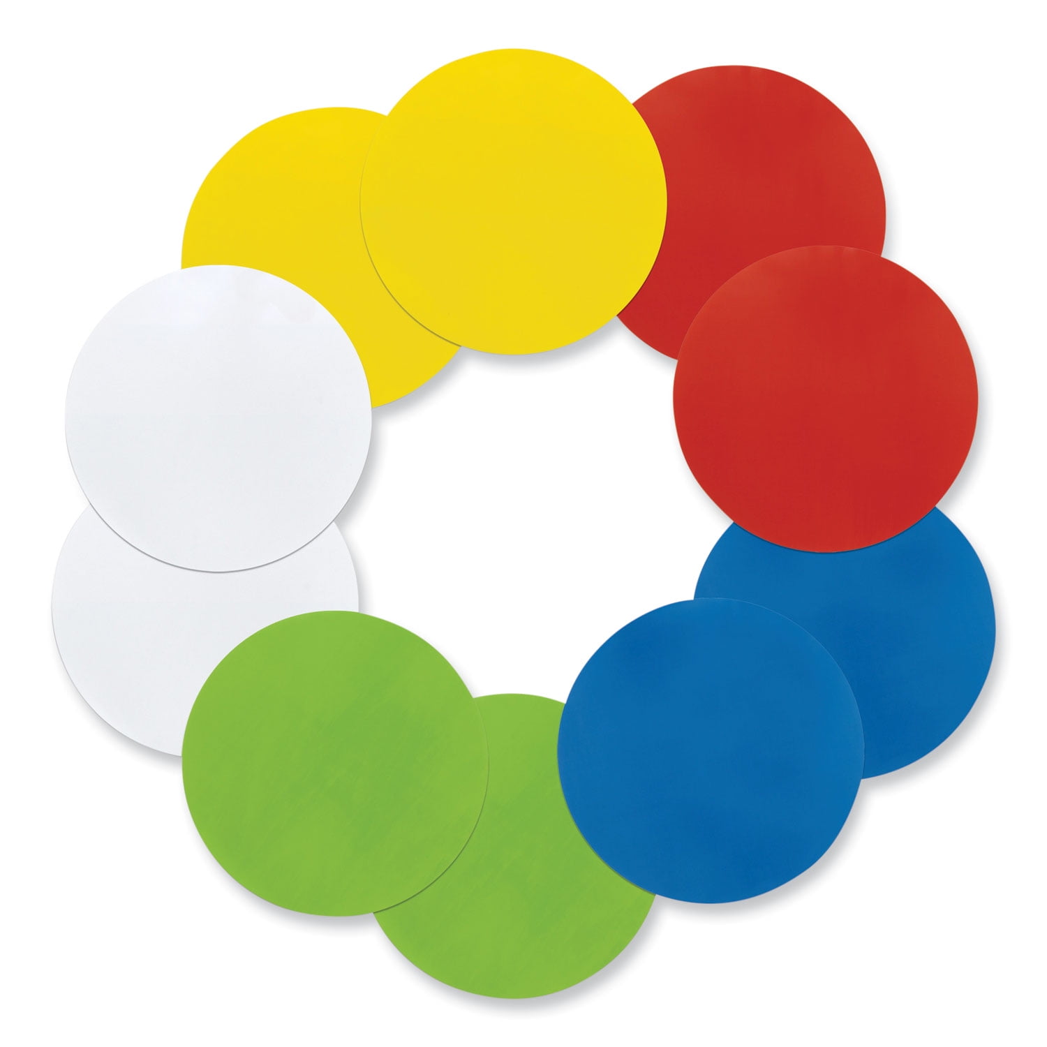 Pacon PAC9012 10 in. x 10 in. Self Stick Dry Erase Circles - Blue/Green ...