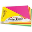 PaconÂ® Neon Poster Board, 22" x 28", Assorted Neon Colors, 25 Sheets ...