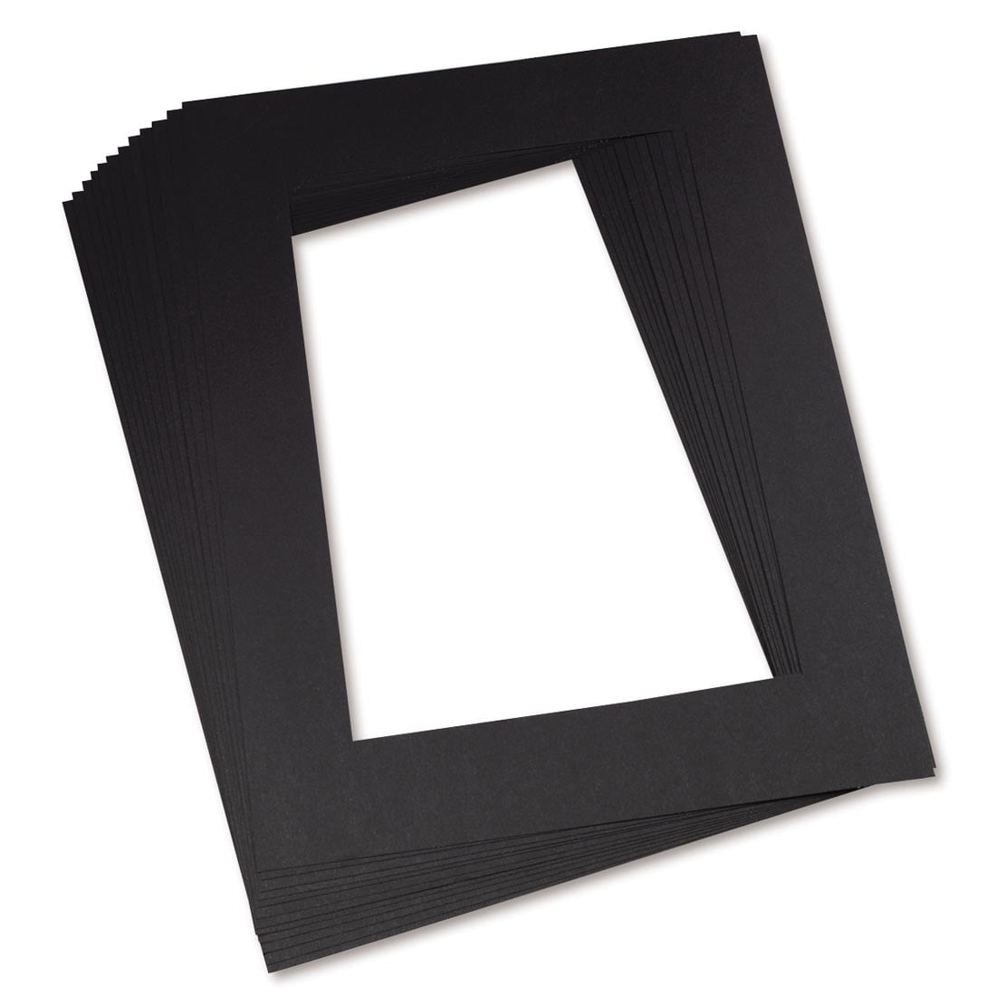 Pacon Pre-Cut Mat Frame, 12 X 18 in, Black, Pack of 12 - Walmart.com