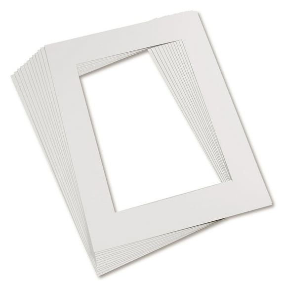 Pacon® Pre-Cut Mat Frames, 9" x 12", White - 12 per pack, 2 packs ...