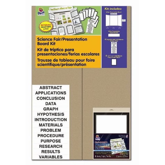 Pacon Presentation Board Project Kit with Project Papers - Walmart.com
