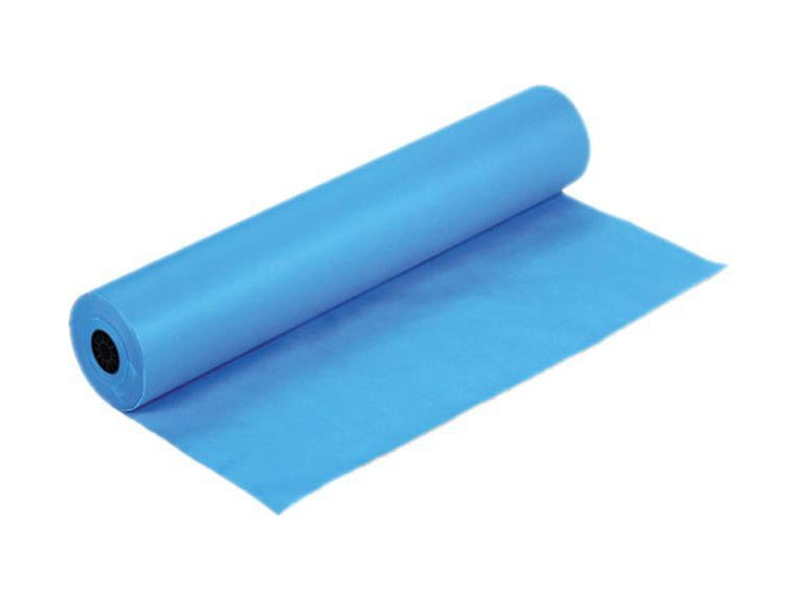 Pacon® Rainbow® Colored Kraft Paper Roll, 36" x 1000', Brite Blue ...