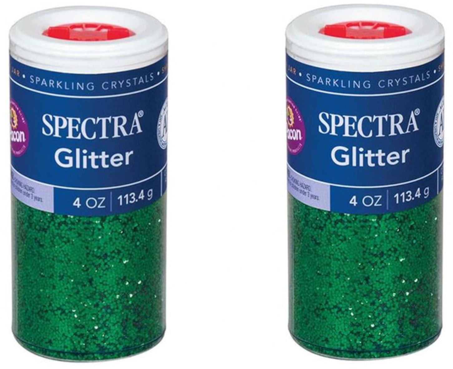 Pacon Spectra Glitter Sparkling Crystals, 4 oz, Green, 2-pack - Walmart.com
