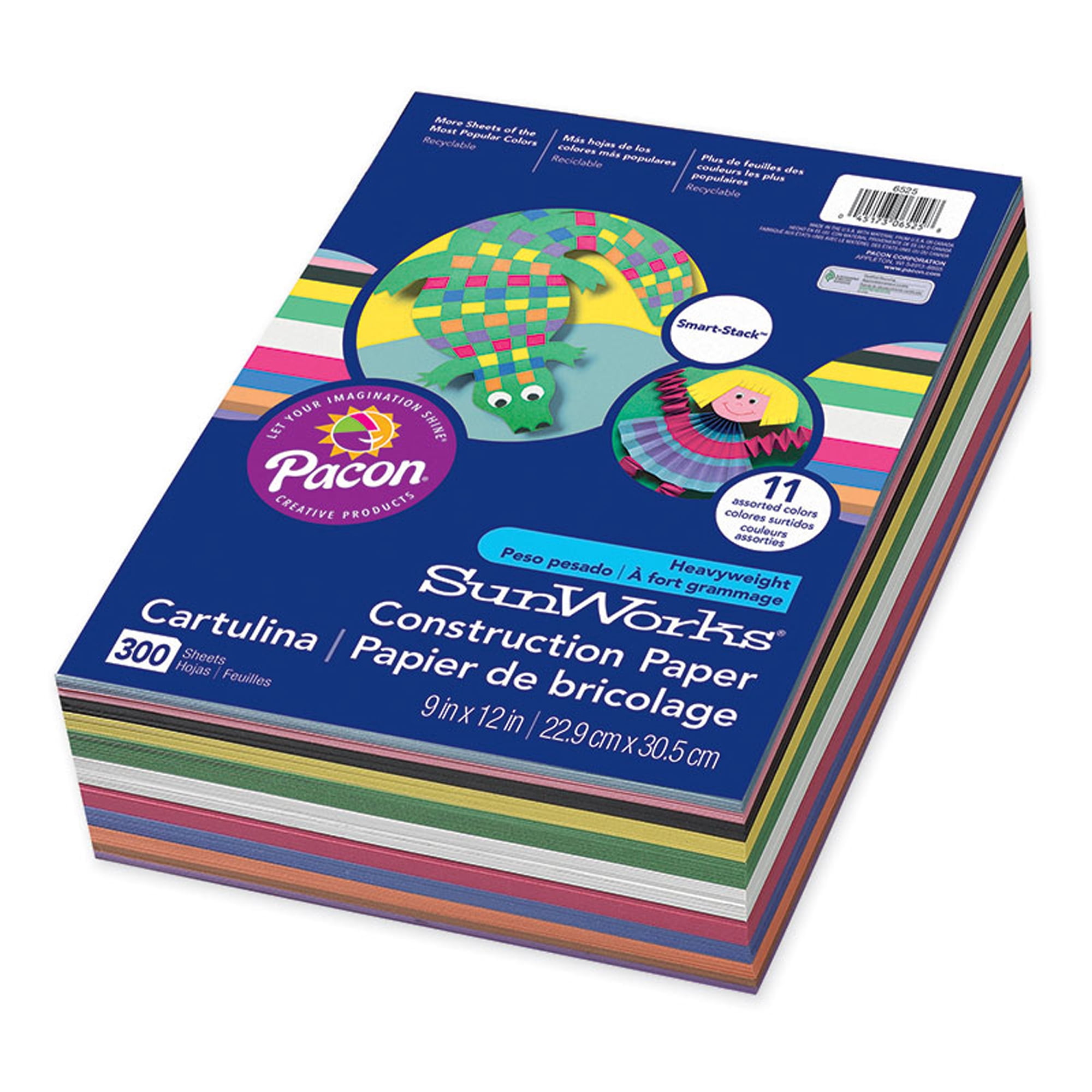 Pacon® SunWorks® Construction Paper Smart-Stack™, 9