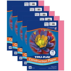 Tru-Ray Extra Large Construction Paper, 24 x 36 Inches, Black, 50 ...