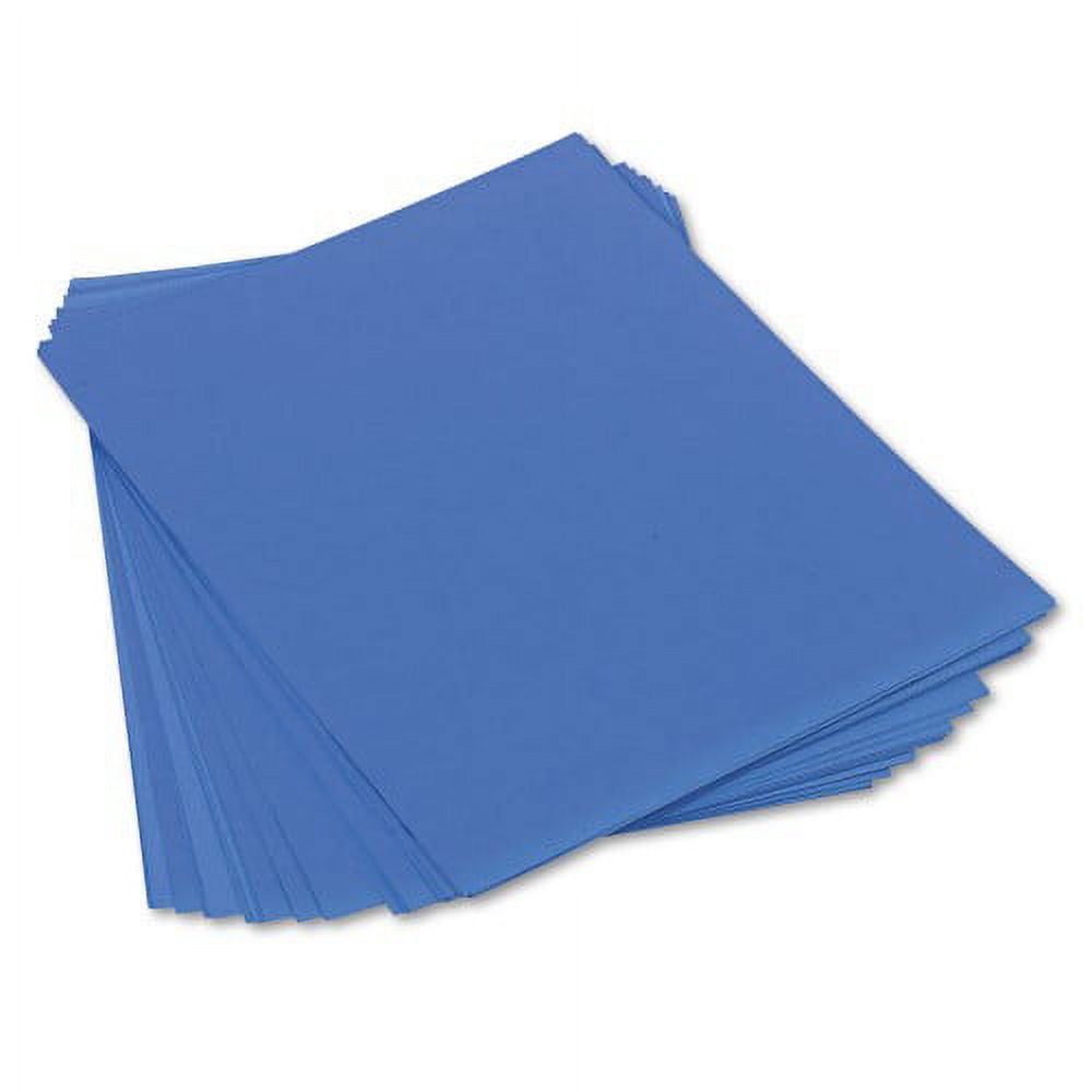 Pacon Tru-Ray Construction Paper, 76 lb Text Weight, 18 x 24, Blue, 50 ...