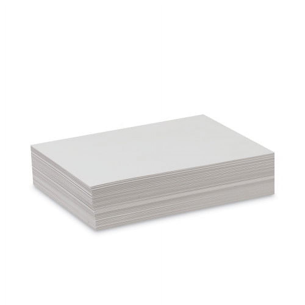 Pacon White Drawing Paper, 57 lb Text Weight, 18 x 24, Pure White, 500 ...