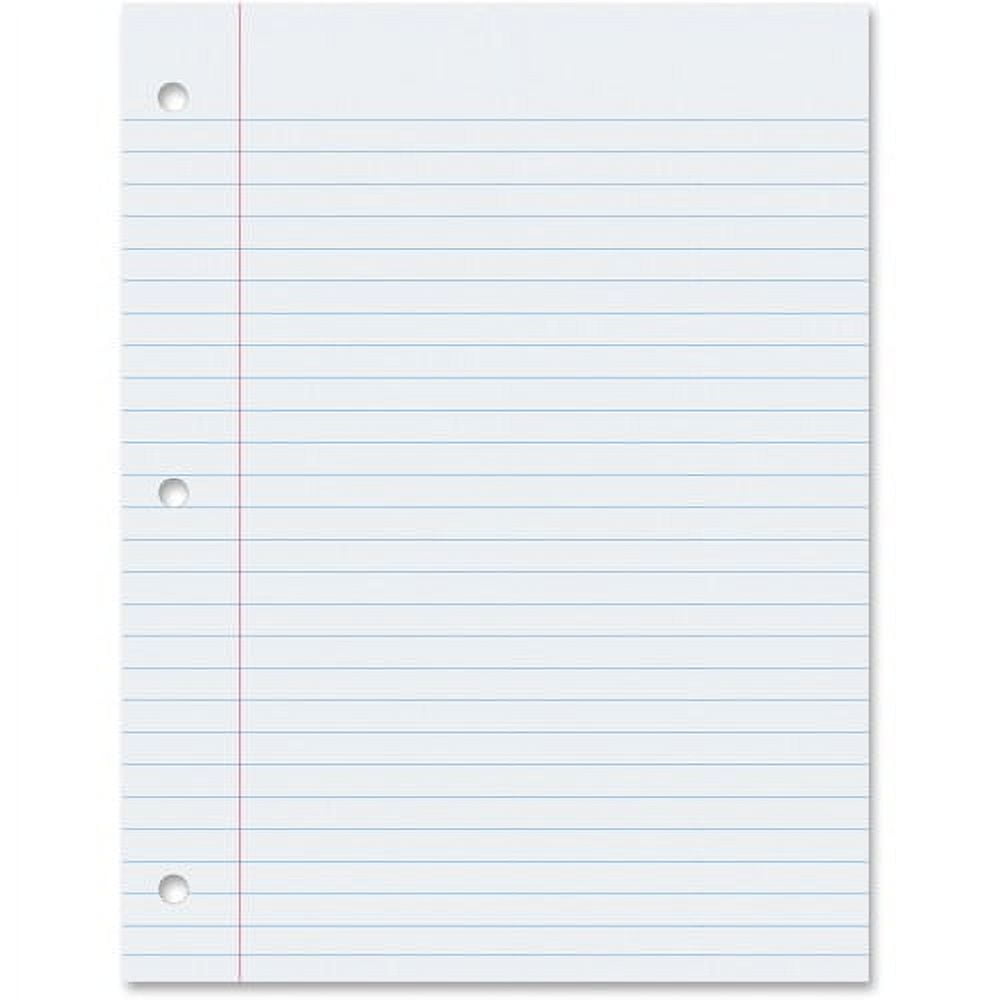 Pacon Wide Ruled Filler Paper - 100 Sheets - Wide Ruled - 0.38" Ruled ...