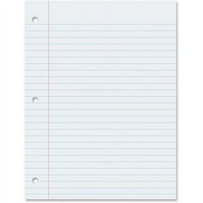 Loose Leaf Paper Wide Ruled