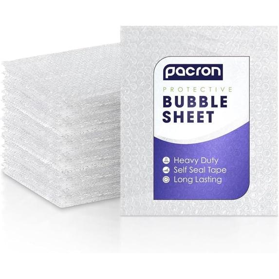 Pacron Bubble Sheets 12x12, 150-Count – Eco-Friendly Wrap for Shipping ...