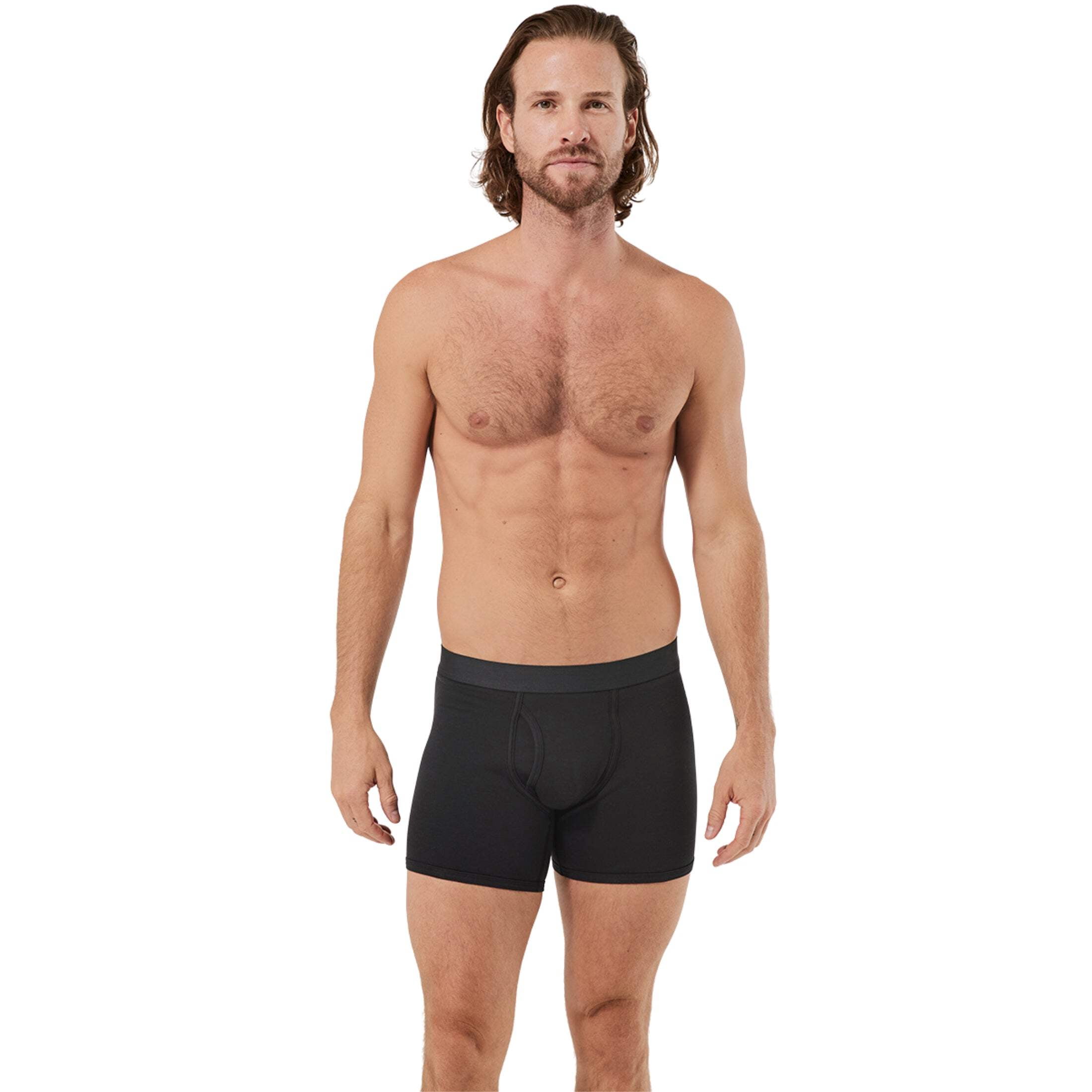 Pact Organic Cotton Men's Everyday Boxer Brief Underwear, 2-Pack ...