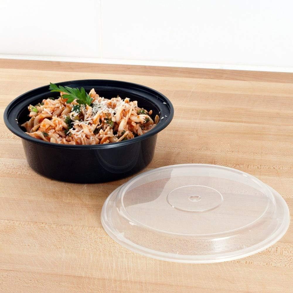 Pactiv [20 Sets] Round Meal Prep Containers with Lids, Food Storage ...