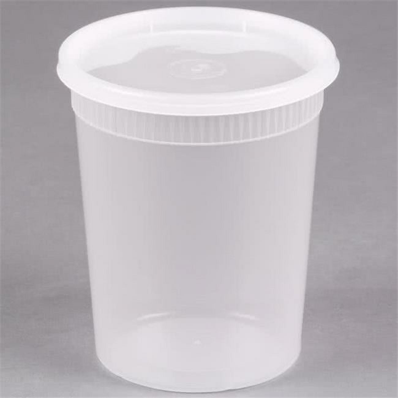 Pactiv 32 oz Newspring Delitainer, YSD2532, Polypropylene Round Food ...