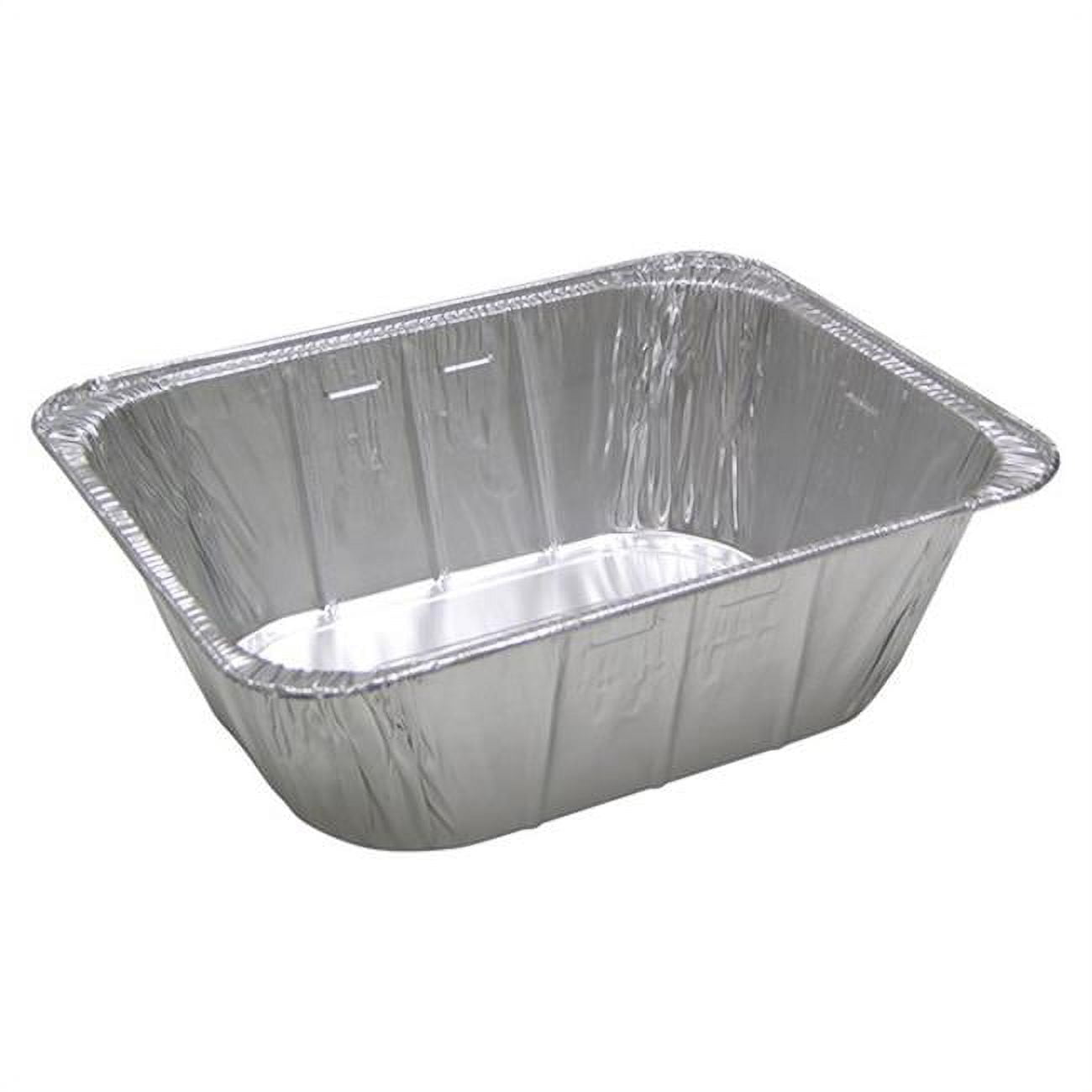 Pactiv 634260Y Extra Deep Half Size Aluminum Steam Pan, 11.8" x 9.4" x ...