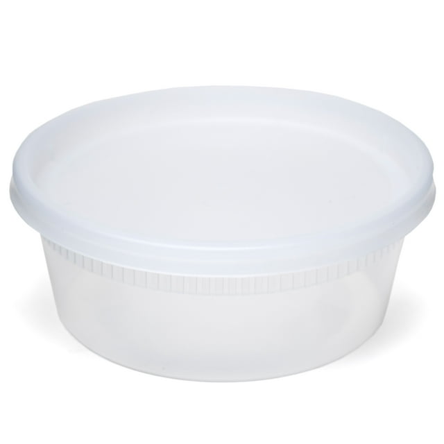 Pactiv 8 oz Newspring YL2508 DELItainer Clear Round Deli Container ...