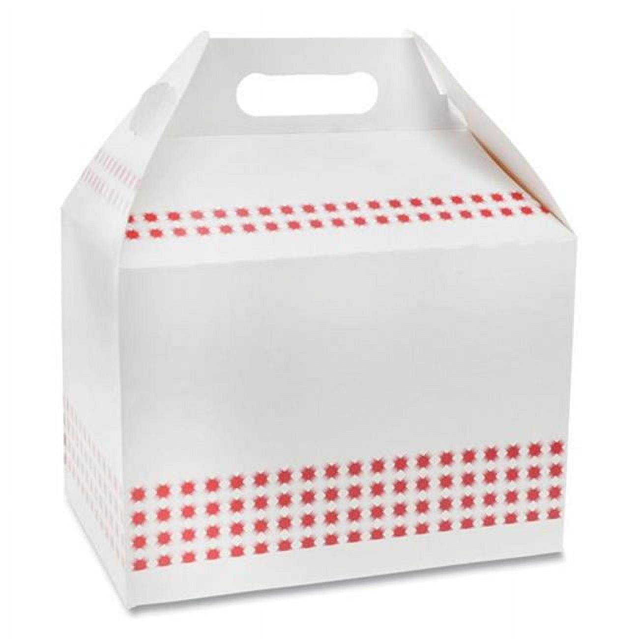 Pactiv Barns and Boxes, Barn Box with Handle, 9 x 5 x 4.5, Basketweave ...