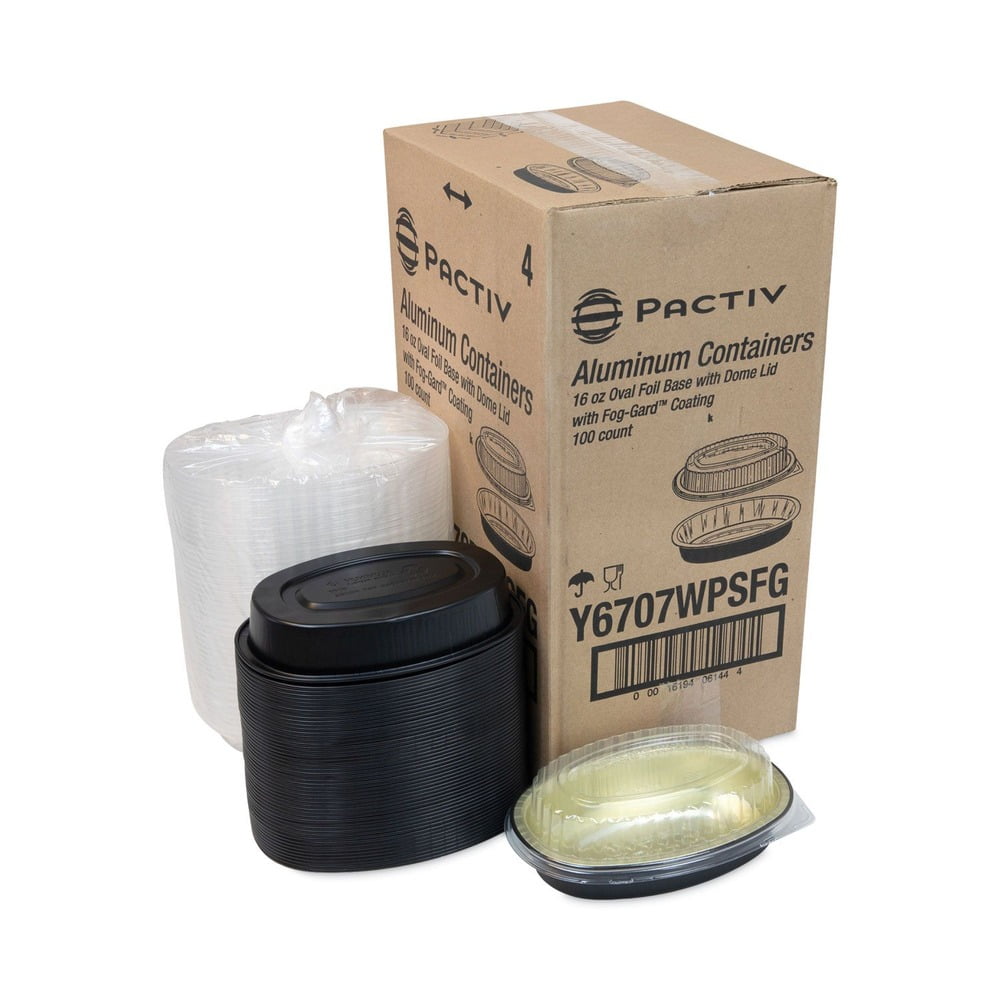 Pactiv Corp. Y6707WPSFG 6.88 in. x 4.56 in. x 3 in. 16 oz. Classic ...