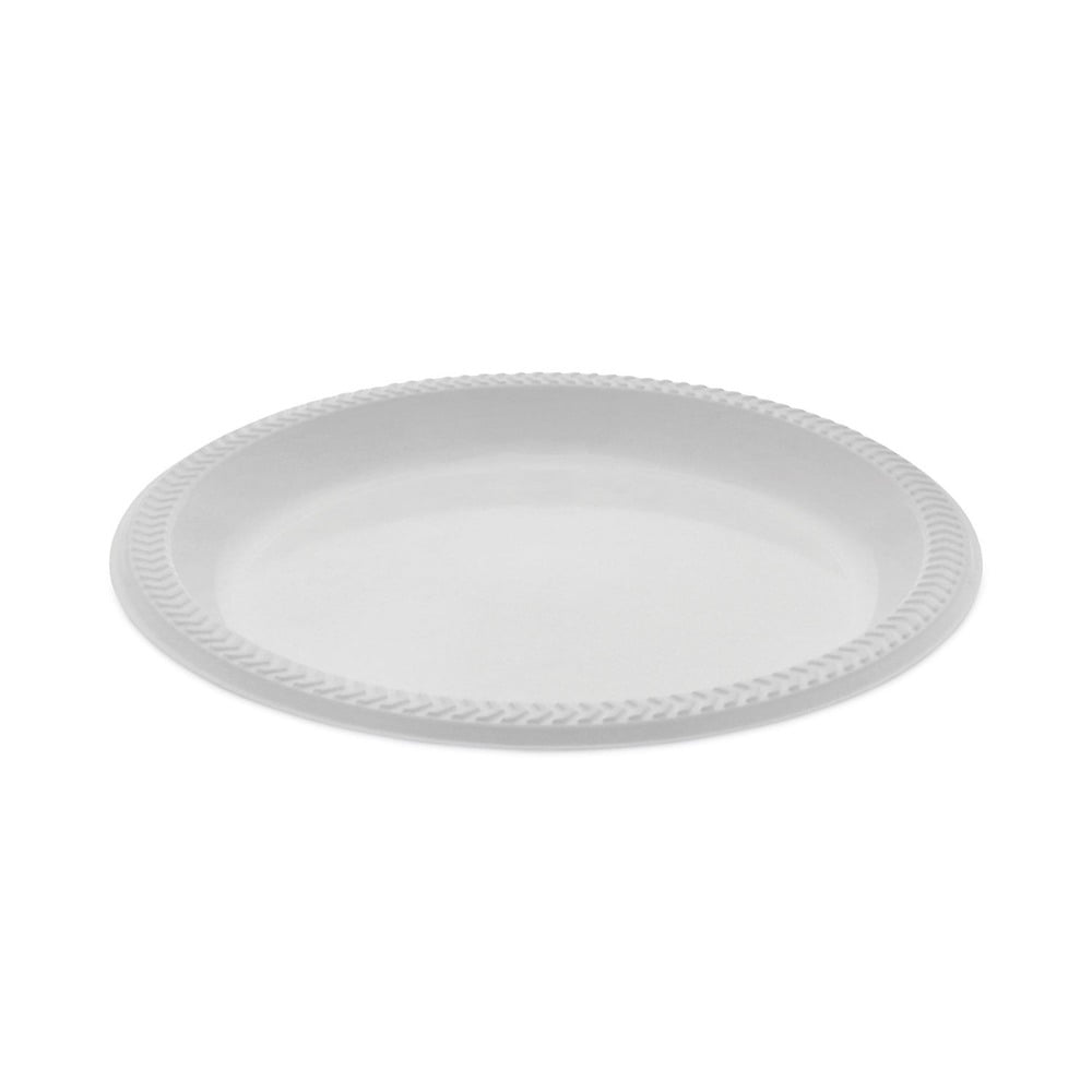 Meadoware OPS Dinnerware Plate, 8.88" Diameter, White, 400/Carton ...