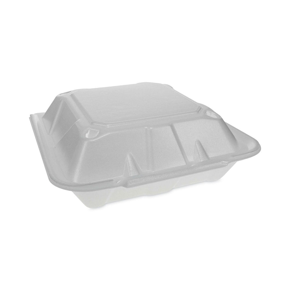 Pactiv Corp. 3 Compartment Styrofoam Takeout Containers, 9.13x9x3.25 in ...