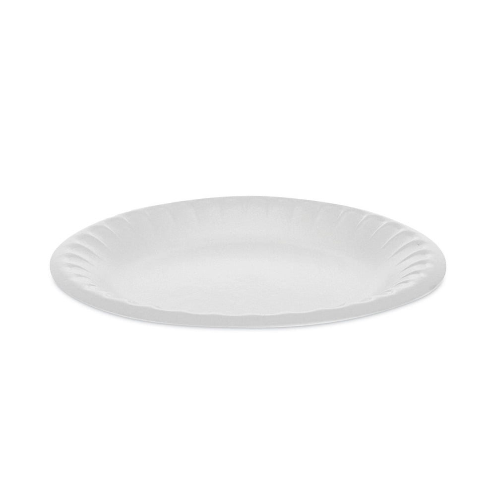 Pactiv Corp. YTH100060000 Unlaminated Foam 6 in. Plates - White (1000 ...