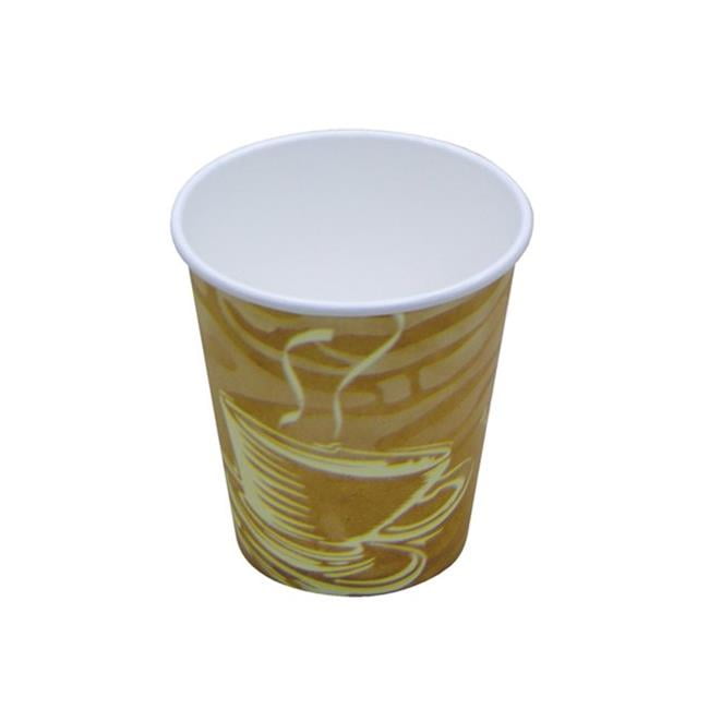 Pactiv D10SHCSWL 10 oz Squat Hot Cup Paper Swirl Design, White - Case ...