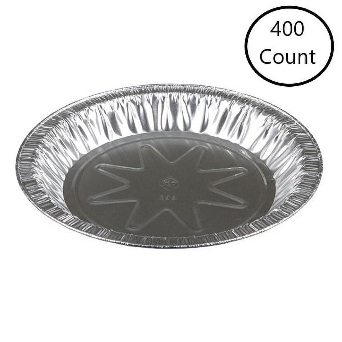 Pactiv Deep Economy Pan Pie Plate Silver, 9" Diameter x 1.07" Height ...