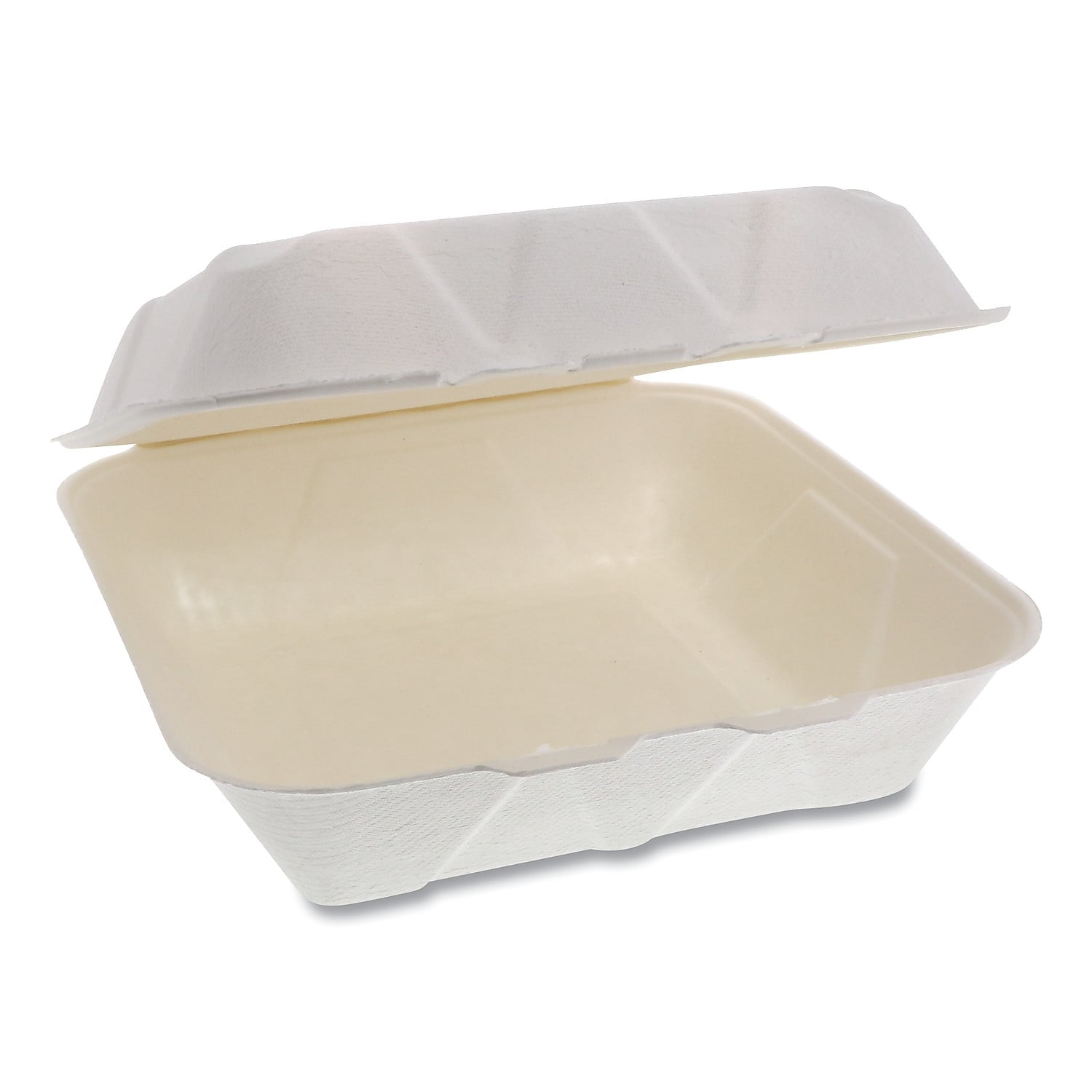 Pactiv EarthChoice Bagasse Hinged Lid Container 9 x 9 x 3.5 1 ...