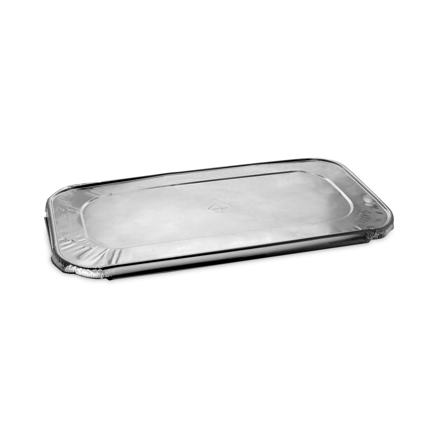 Pactiv Evergreen Aluminum Steam Table Pan Lid, Fits One-Third Size Pan ...