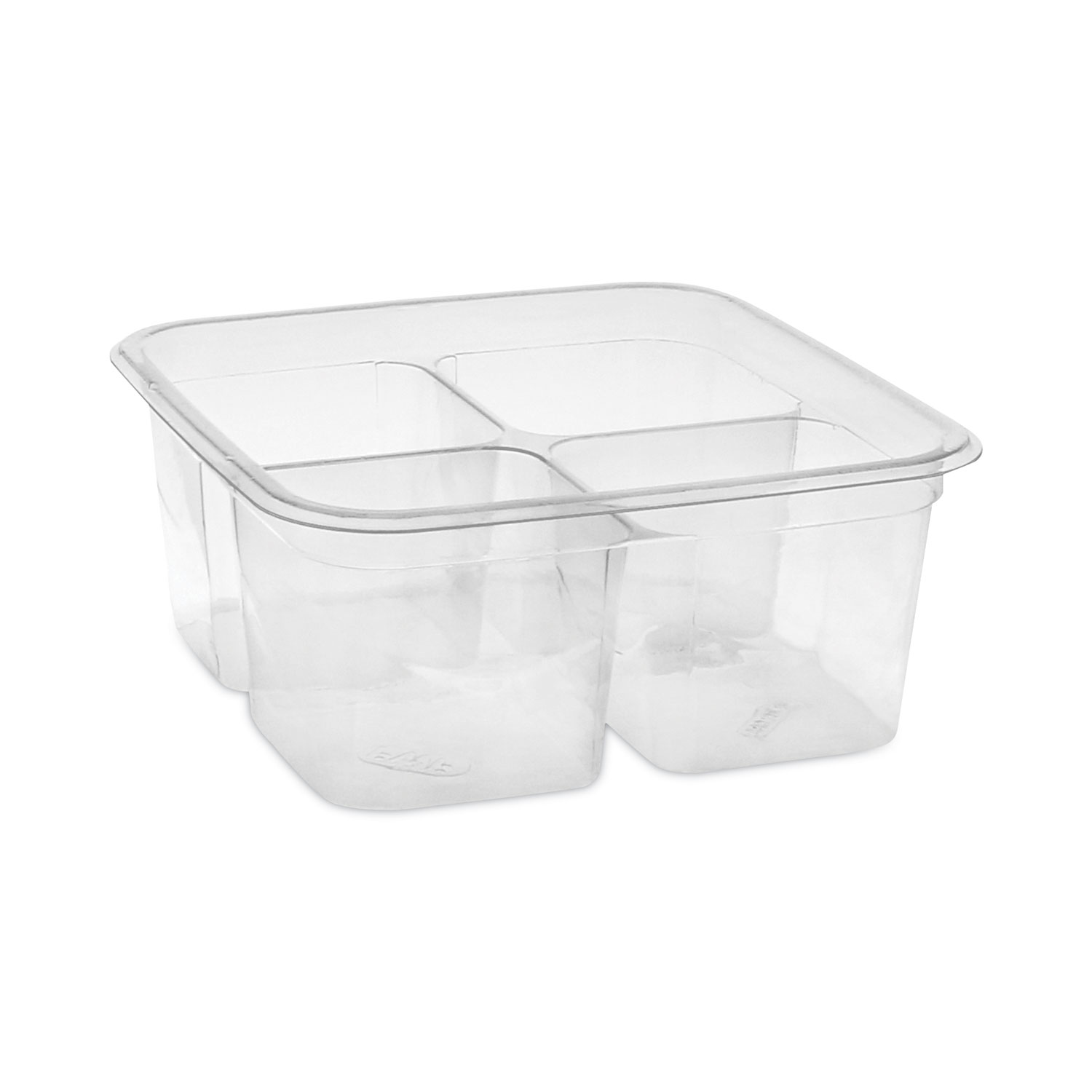 Pactiv Evergreen EarthChoice Square Recycled Bowl,4-Compartment, 32 oz ...