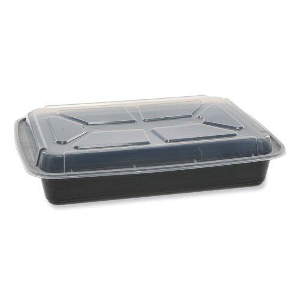 Pactiv Newspring VERSAtainer Microwavable Containers, Rectangular, 58 ...