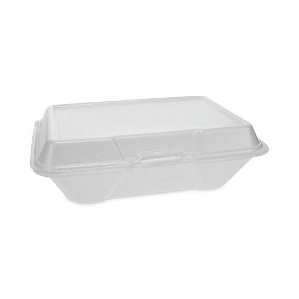 Pactiv Foam Hinged Lid Container, Single Tab Lock #205 Utility, 9.19 x ...