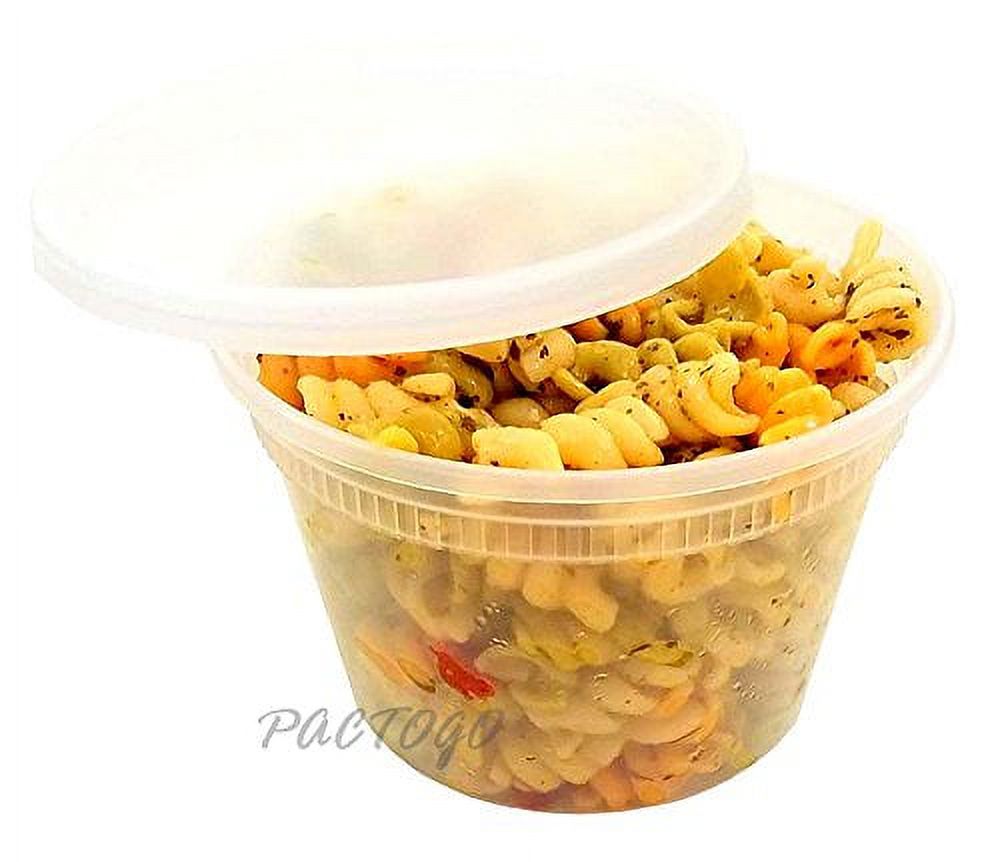 Pactiv-Newspring 16 oz. Pint Size Microwaveable Round DELItainer ...