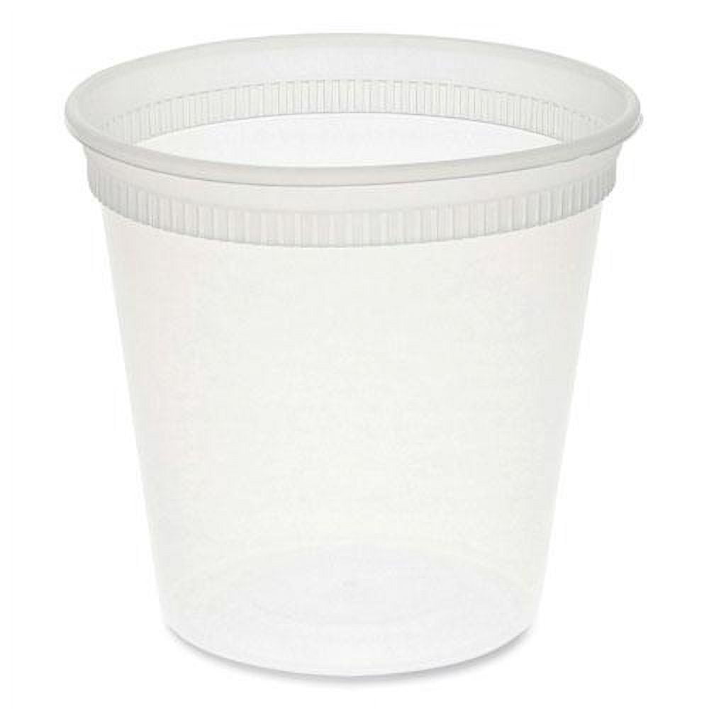 Pactiv Newspring DELItainer Microwavable Container, 24 oz, 4.55 x 4.55 ...