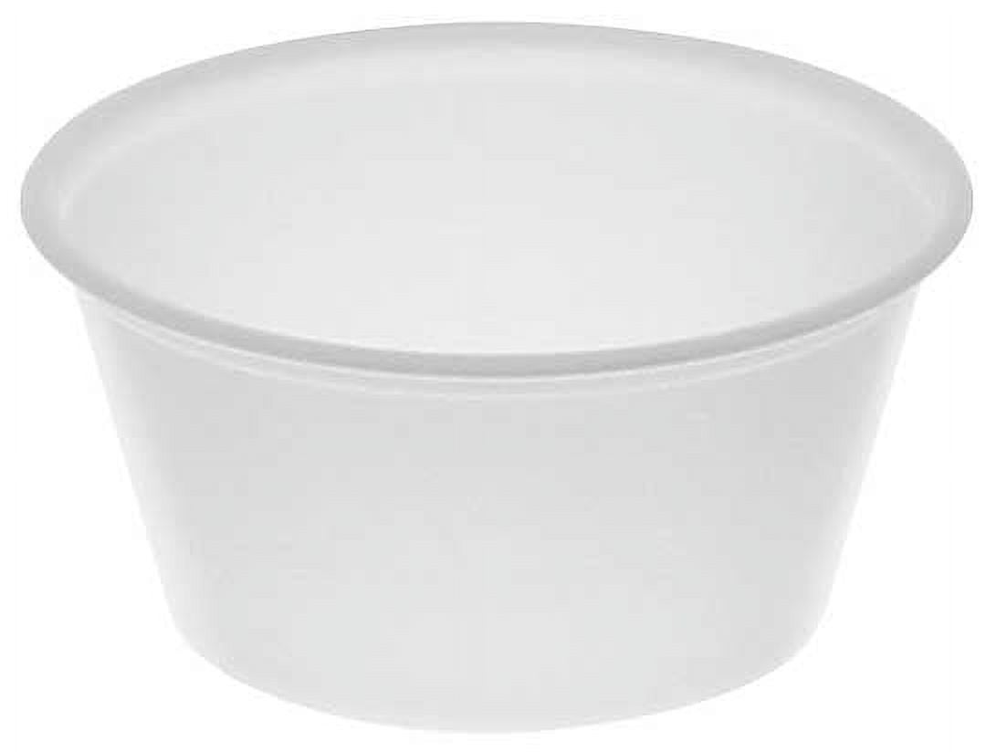 Pactiv Plastic Portion Cup, 3.25 oz, Translucent, 3,000/Carton ...