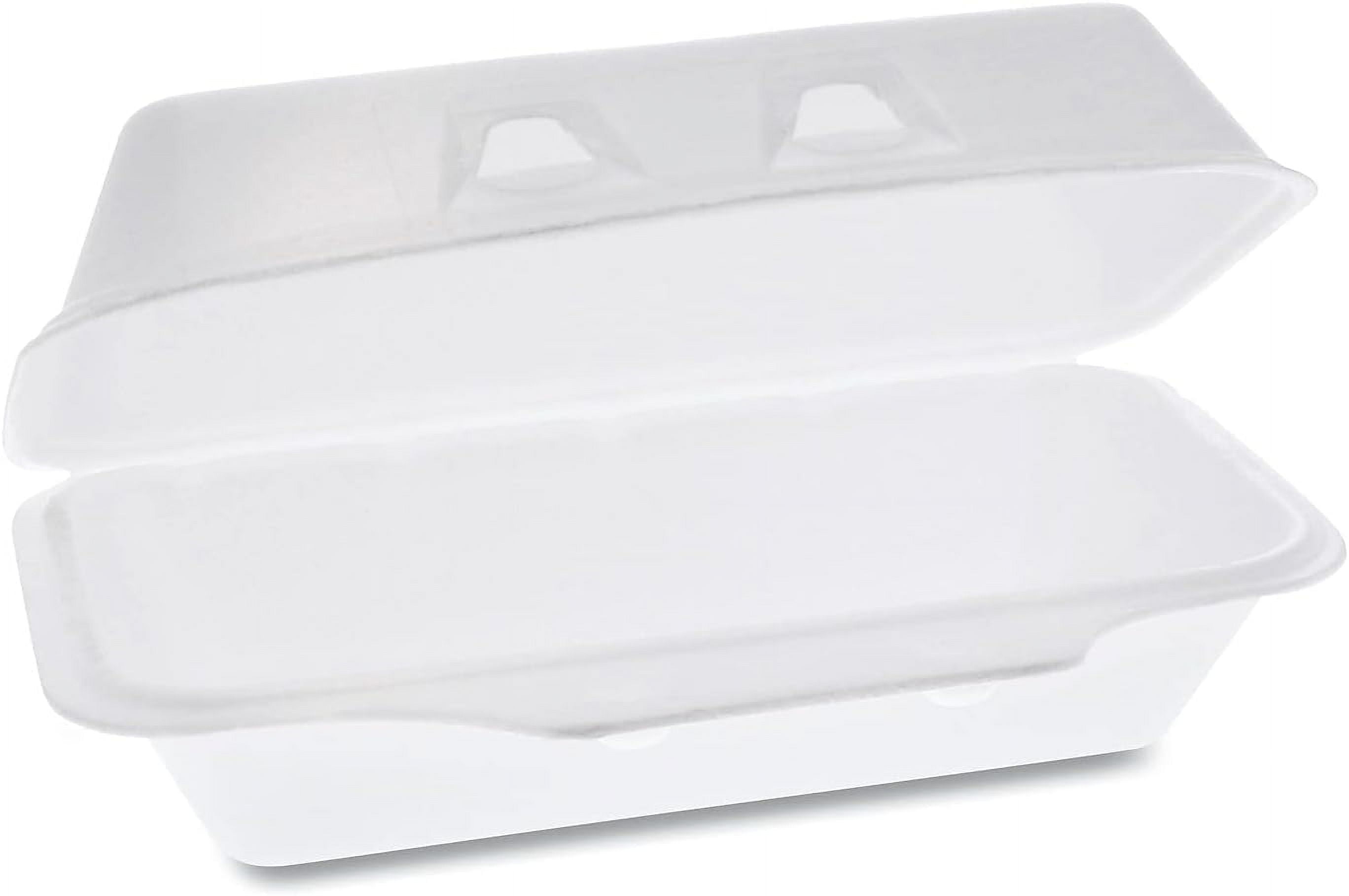 Pactiv SmartLock Foam Hinged Containers, Medium, 8.75 x 4.5 x 3.13, 1 ...