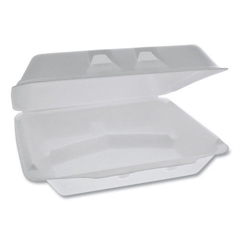 Pactiv SmartLock Foam Hinged Containers X Large 9 5 X 10 5 X 3 25 3 pactiv-smartlock-foam-hinged-containers-x-large-9-5-x-10-5-x-3-25-3