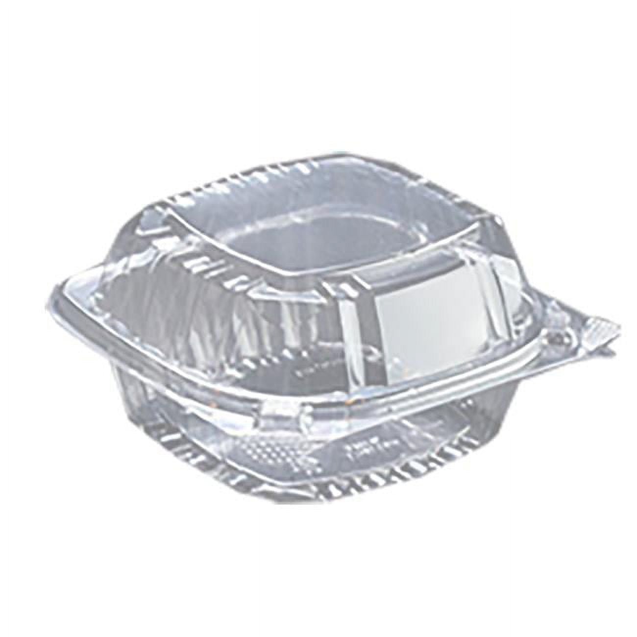 Pactiv YCI820500000 PE 5 in. Hinged Container - Clear - Pack of 375 ...