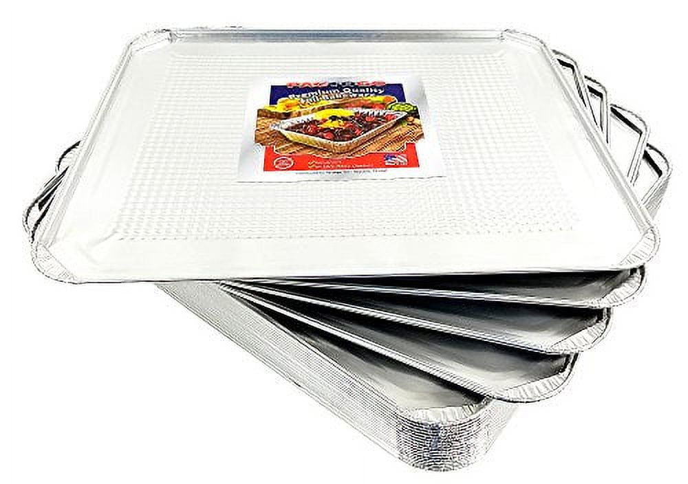 Pactogo Aluminum Foil Oven Liner Sheet Pan 20/Pk - 18" x 15" Disposable ...